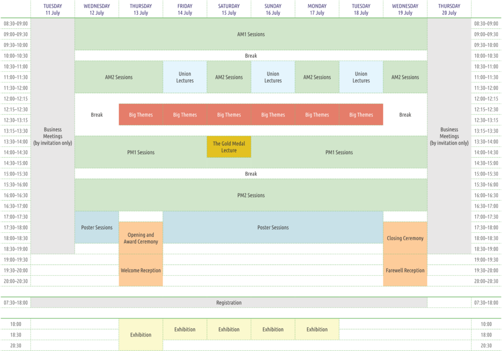 Program at Glance | IUGG 2023 Berlin